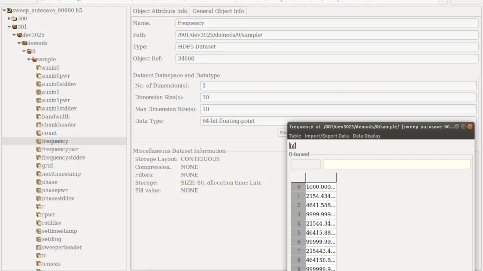 Reloading Data into LabOne Modules | Zurich Instruments